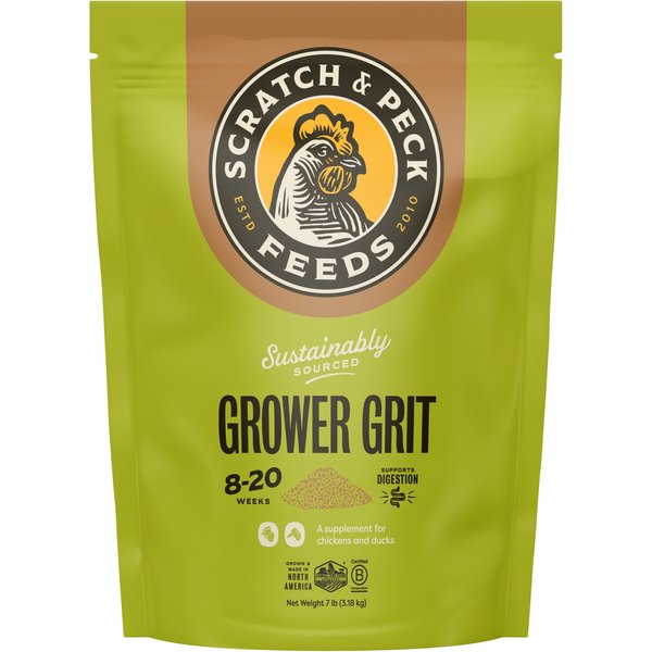 HEN UP Starter Grower Organic Non-GMO 18% Protein Chicken Feed, 25-lb ...