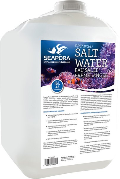 Out of Stock - SEAPORA Reverse Osmosis Saltwater, 4.2-gal - Chewy.com