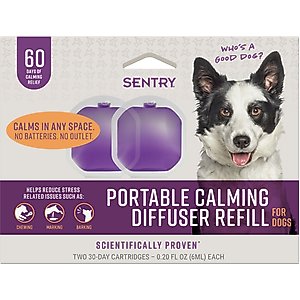 SENTRY Behavior Portable Calming Diffuser Refill for Dogs, 2 count ...