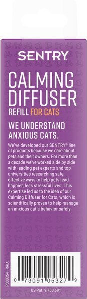 SENTRY Calming Diffuser Refill for Cats, 1.5-oz bottle - Chewy.com