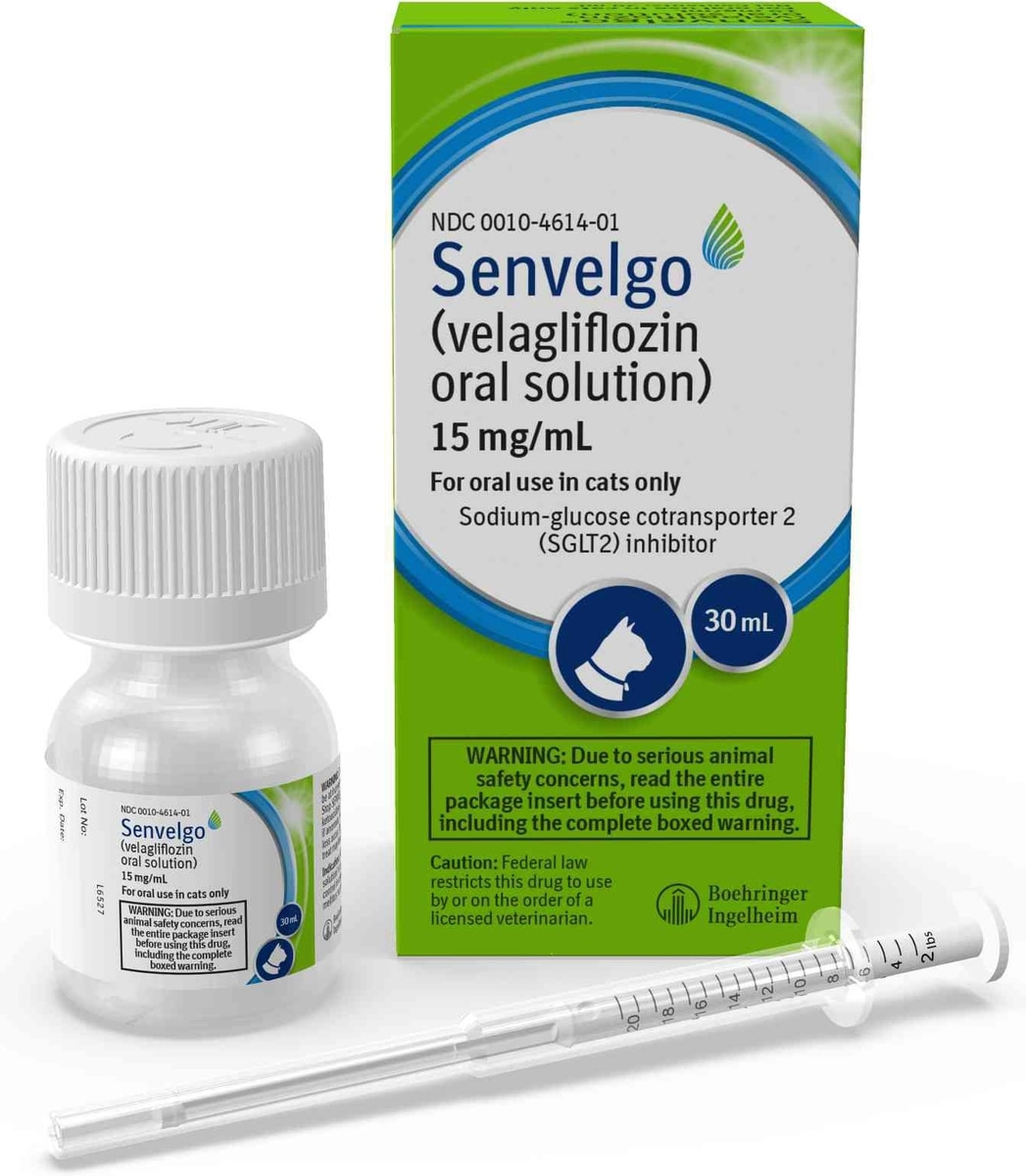 SENVELGO (velagliflozin oral solution) Oral Hypoglycemic for Cats, 15 ...