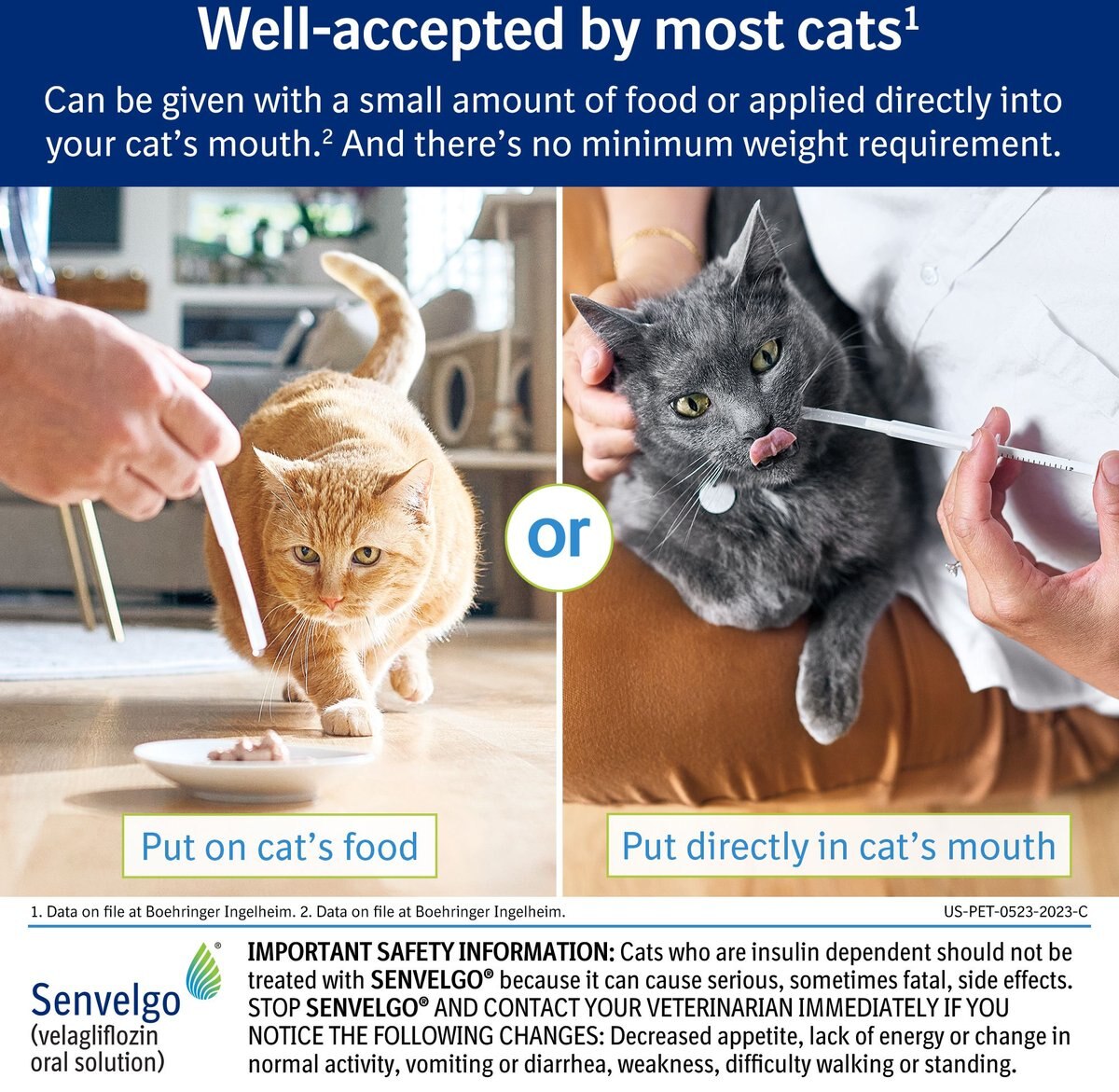 SENVELGO (velagliflozin oral solution) Oral Hypoglycemic for Cats, 15 ...