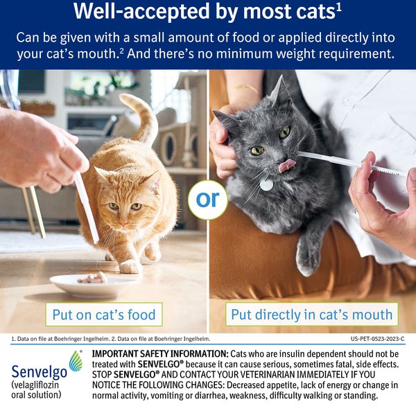 SENVELGO (velagliflozin oral solution) Oral Hypoglycemic for Cats, 15 ...