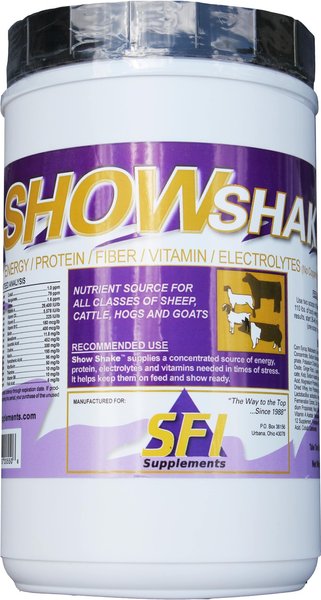 SFI Show Shake Farm Animal Supplement, 3-lb bag - Chewy.com