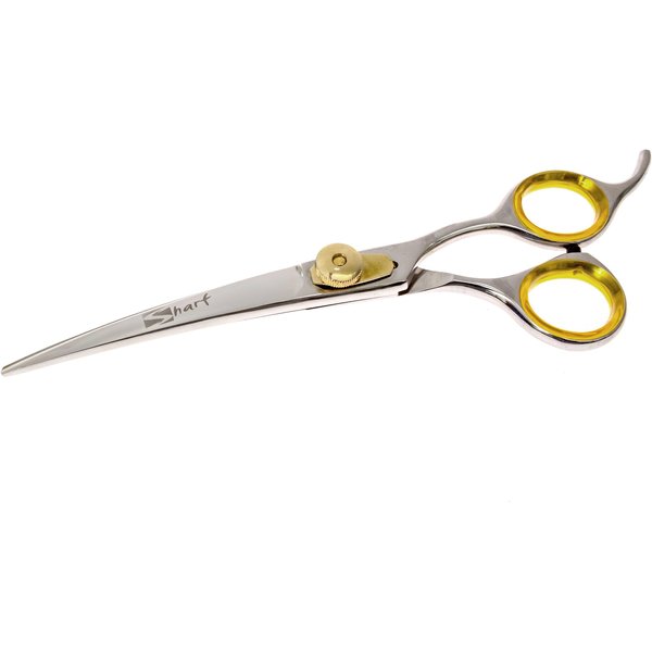 LAAZAR Pro Shear Curved Dog Grooming Scissors, 8-in - Chewy.com