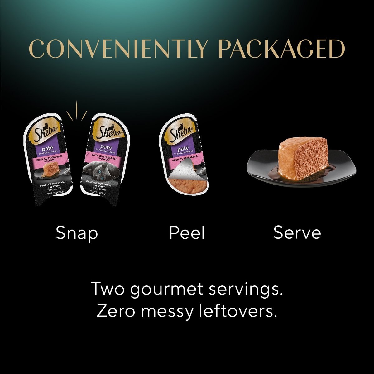 SHEBA Perfect Portions Grain-Free Pate Delicate Salmon Entree Adult Wet ...