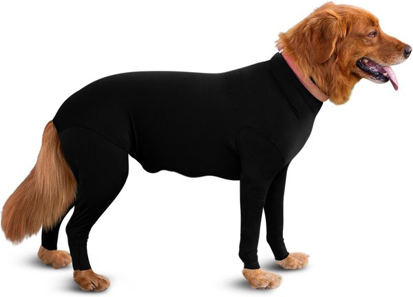 SHED DEFENDER Original Dog Onesie, Black, X-Small - Chewy.com
