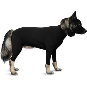 SHED DEFENDER Original Dog Onesie, Black, X-Small - Chewy.com