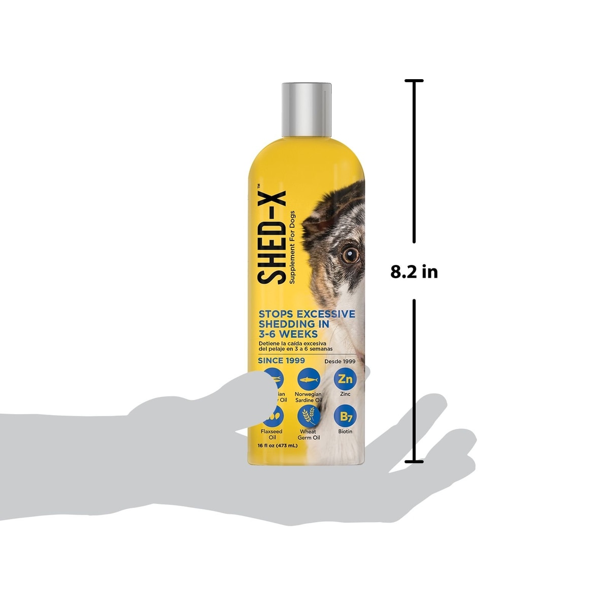 SHED-X Dermaplex Shed Control Nutritional Supplement for Dogs, 16-fl oz ...