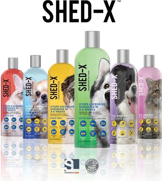 SHED-X Dermaplex Shed Control Nutritional Supplement for Dogs, 16-fl oz ...