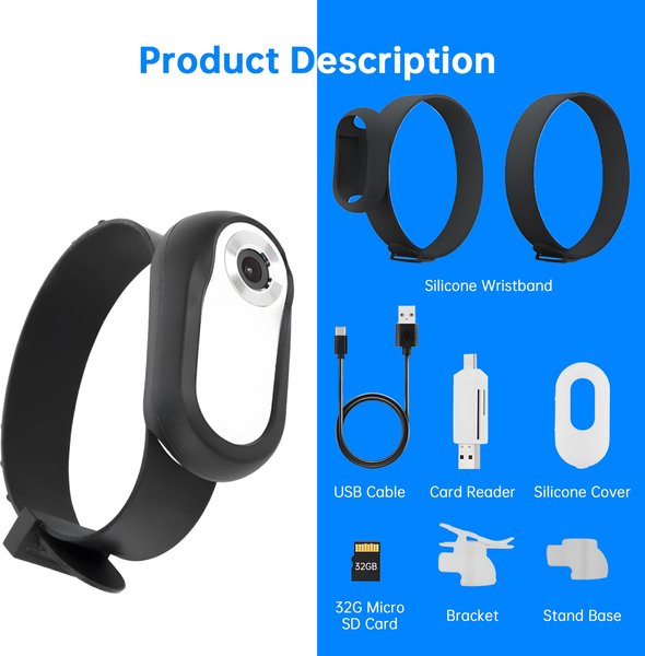 SHELE Wireless Tracking Camera Dog & Cat Collar - Chewy.com