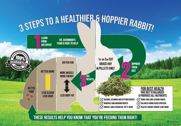 SHERWOOD PET HEALTH Adult Free Choice Timothy Rabbit Food, 4.5-lb bag ...
