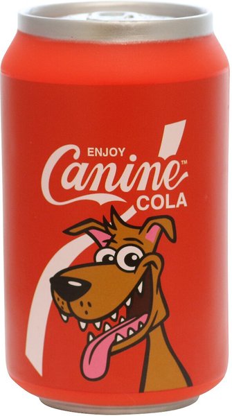 SILLY SQUEAKERS Soda Can Canine Cola Squeaky Dog Toy - Chewy.com