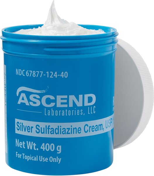 SILVER SULFADIAZINE Cream, 1%, 400-gm jar - Easy Refills | Chewy Rx