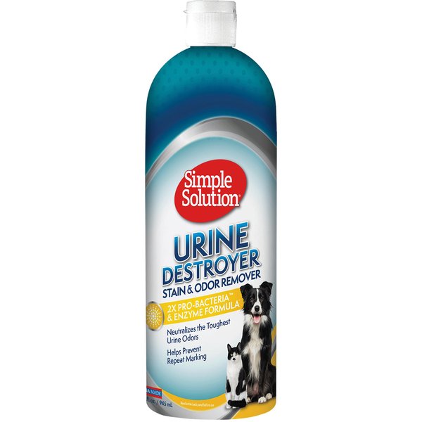 SIMPLE SOLUTION Pet Urine Destroyer, 32-fl oz bottle - Chewy.com