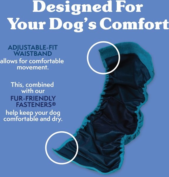 SIMPLE SOLUTION Washable Male Dog Wrap, Large: 29 to 31-in waist ...