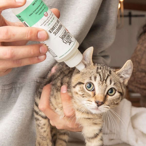 SKOUT'S HONOR Probiotic Cat Ear Cleaner, 4-fl oz bottle - Chewy.com