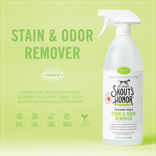 Out of Stock - SKOUT'S HONOR Professional Strength Stain & Odor Remover ...