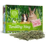 RABBIT HOLE HAY Ultra Premium Hand-Packed Soft Timothy Hay for Small ...
