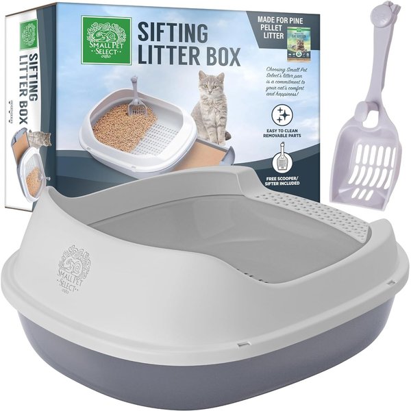 KITTYGOHERE Senior Cat Litter Box, Lavender, Large - Chewy.com