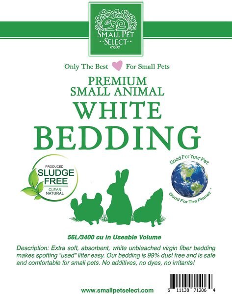 SMALL PET SELECT Premium Unbleached White Paper Small Animal Bedding ...