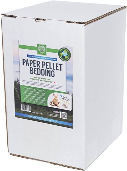 SMALL PET SELECT Recycled Pelleted Paper Small Animal Bedding, White ...