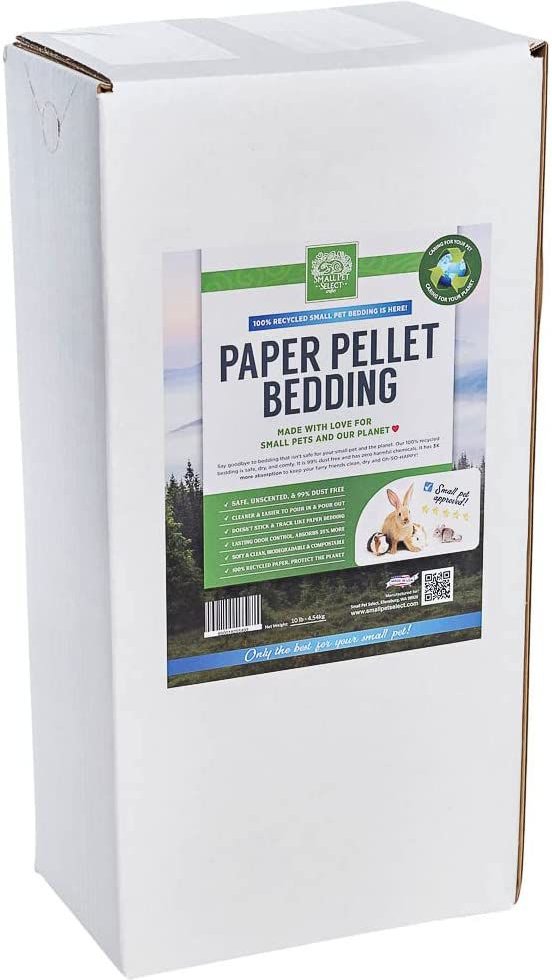 SMALL PET SELECT Recycled Pelleted Paper Small Animal Bedding, White ...