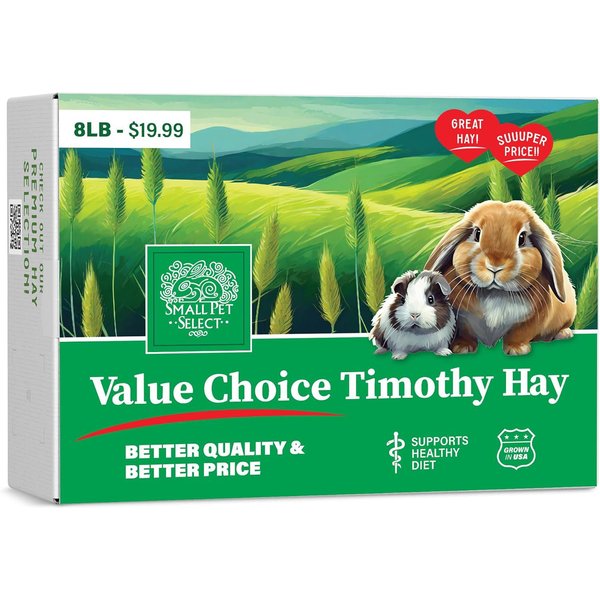 GRANDPA'S BEST Timothy Hay Small Pet Food, 5-lb mini bale - Chewy.com