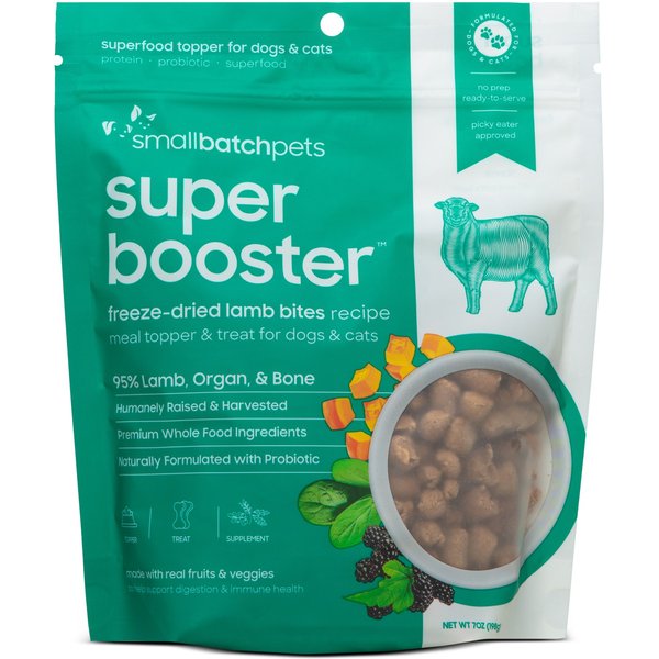SMALLBATCH PETS Super Booster Duck Bites Grain-Free Adult Freeze-Dried ...