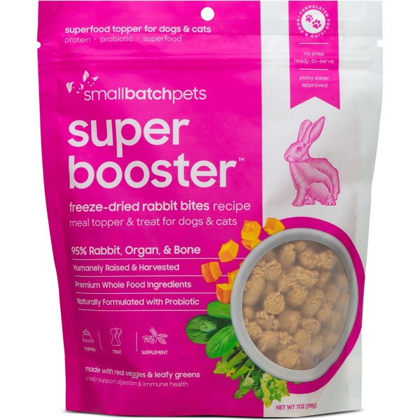 SMALLBATCH PETS Super Booster Rabbit Bites Grain-Free Adult Freeze ...