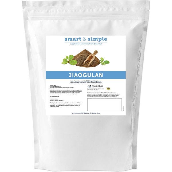 SMARTEQUINE Smart & Simple Jiaogulan Powder Horse Supplement, 5-lb bag ...