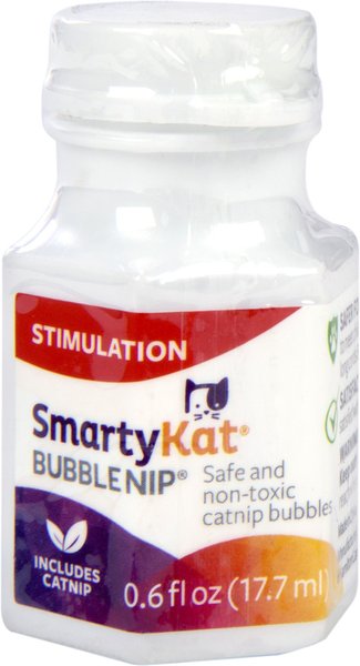 SMARTYKAT Bubble Nip Bubbles Pure & Potent Catnip, 0.6-oz container - Chewy.com