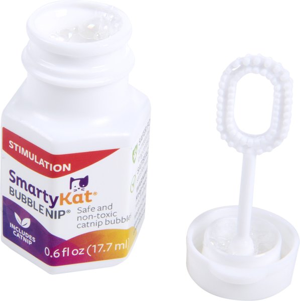 SMARTYKAT Bubble Nip Bubbles Pure & Potent Catnip, 0.6-oz container - Chewy.com