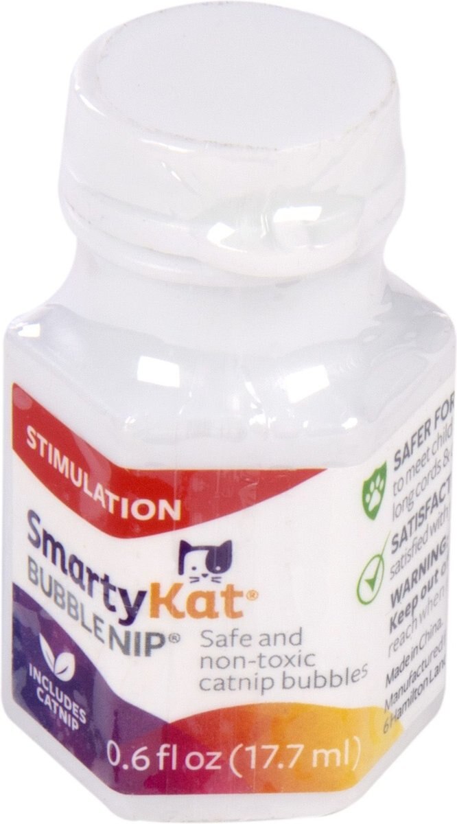 SMARTYKAT Bubble Nip Bubbles Pure & Potent Catnip, 0.6-oz container - Chewy.com