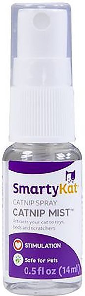 SMARTYKAT Catnip Mist Spray, 0.5-oz bottle, bundle of 2 - Chewy.com
