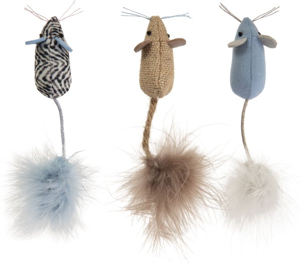 SMARTYKAT Instincts Catnip Caravan HappyNip Silvervine Toss & Bat Plush ...