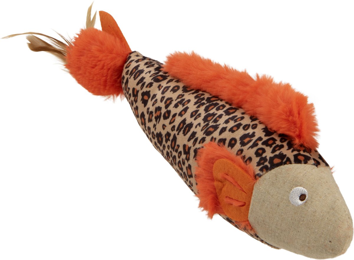 SMARTYKAT Instincts Fin Frenzy Crinkle Plush Kicker with HappyNip ...