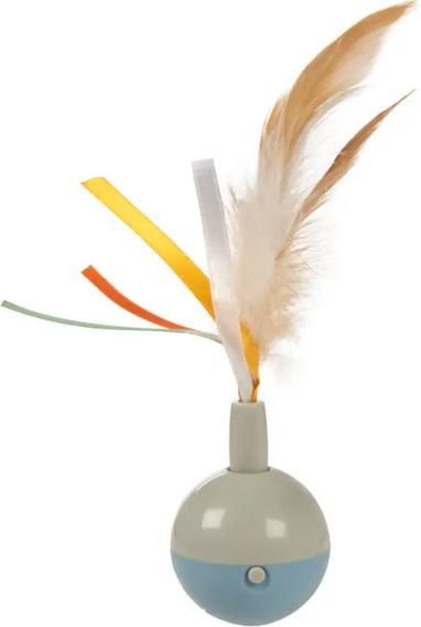 SMARTYKAT Instincts Rowdy Ribbons Electronic Motion Spinning Ball Cat ...