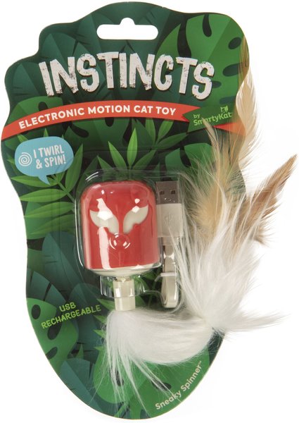 SMARTYKAT Instincts Sneaky Spinner USB Rechargeable Teaser Electronic ...