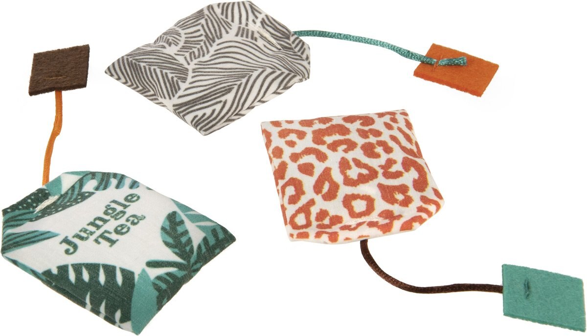 SMARTYKAT Instincts Tricky Tea HappyNip Silvervine & Catnip Filled Toss ...