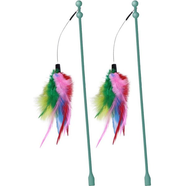 PET FIT FOR LIFE Floppy Fish Cat Toy, Multicolor, Medium, 2 count ...