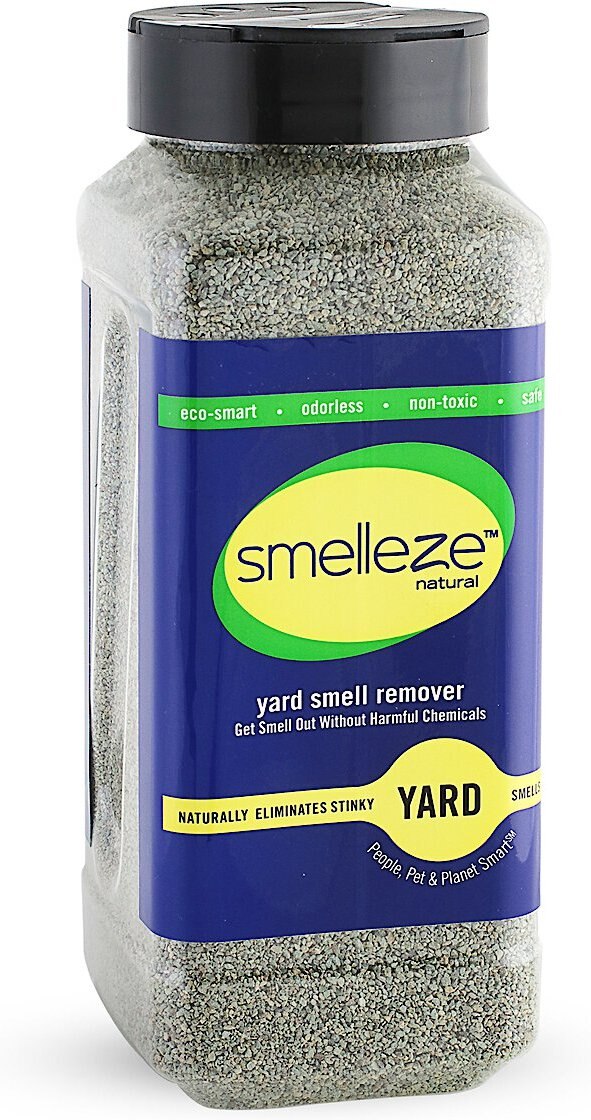 SMELLEZE Natural Yard Odor Removal Deodorizer Granules, 2-lb bottle ...