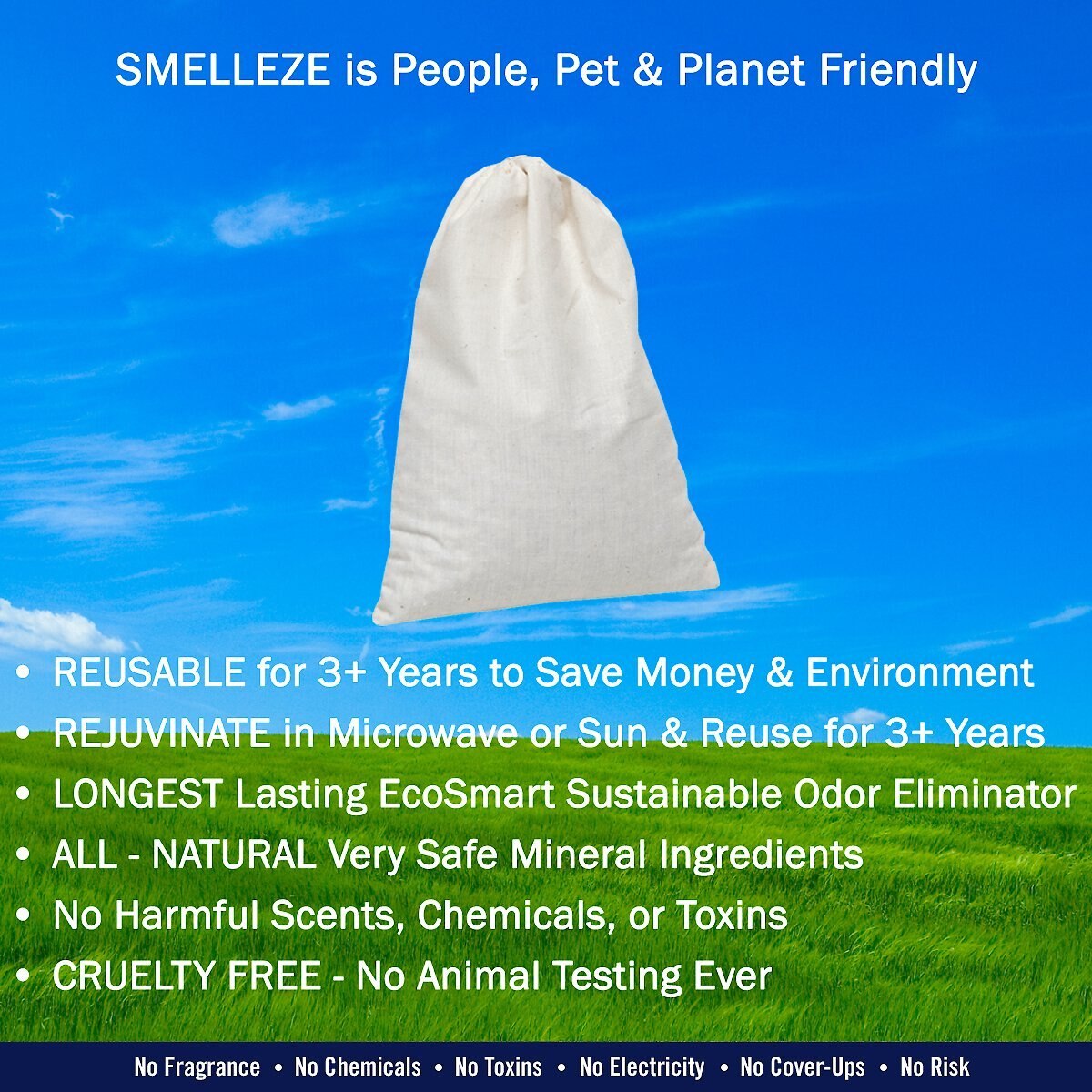SMELLEZE Reusable Dead Rodent Odor Eliminator Deodorizer Pouch - Chewy.com