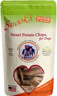 Discontinued - SNOOK'S Sweet Potato Chips Dog Treats, 16-oz bag - Chewy.com