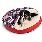 SNOOZER PET PRODUCTS Round Indoor Outdoor Cozy Cave Dog Bed, Grey ...
