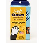SOFT CLAWS Cat Nail Caps, 40 count, Medium, Black - Chewy.com