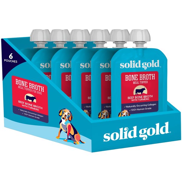 SOLID GOLD Chicken Bone Broth with Lavender & Chamomile Dog Food Topper ...