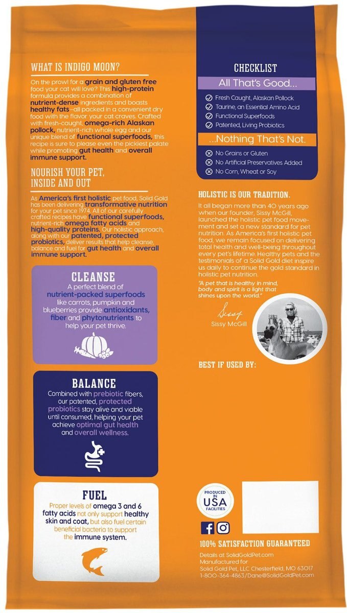 SOLID GOLD High Protein Wild Alaskan Pollock & Eggs Recipe Grain-Free ...