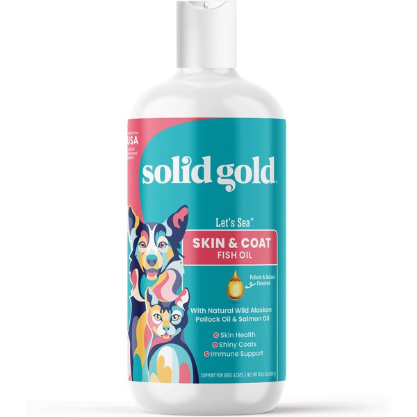 VIBEFUL Omega-3 Fish Oil Liquid Skin & Coat Supplement for Dogs, 16-oz ...