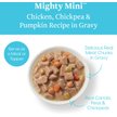 SOLID GOLD Mighty Mini Chicken, Chickpea & Pumpkin Recipe in Gravy Grain-Free Toy & Small Breed ...